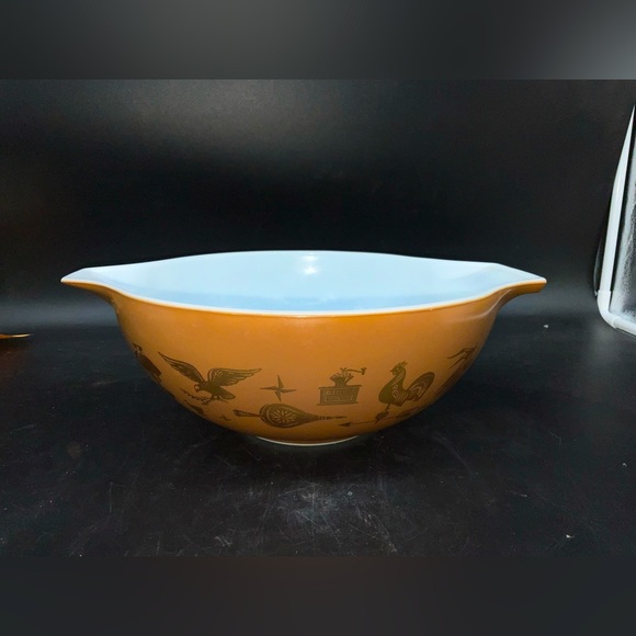 Pyrex | Dining | Pyrex Brown Ovenware Early American Eagle Cinderella ...